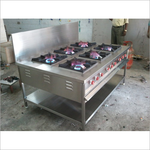 6 Burner Cooking Range at Best Price in Bengaluru | Hanuman Industries