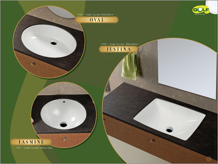 Under Counter Wash Basins at Best Price in Mehsana | Golf Ceramics Ltd.