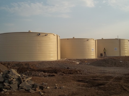 Round Corrugated Metal Tanks at Best Price in Vadodara | Modular Tanks ...