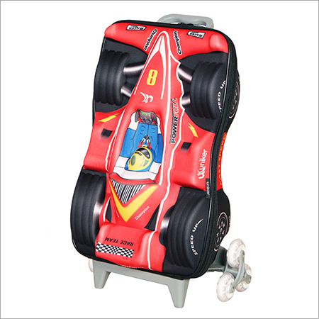 3d Racing Car Red Trolley Bag at Best Price in Bengaluru | T-bags