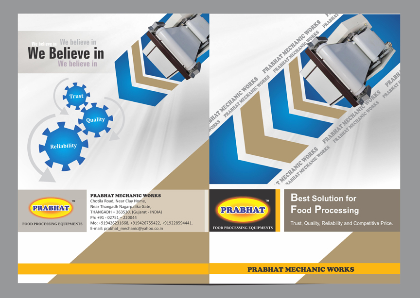 Corporate Brochure - Glossy & Matte Finish, A4 & DL Size, Blue Color ...