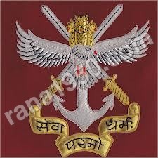 Tri Service Logo Zari Crest T Flag Baneer at Best Price in Malerkotla ...
