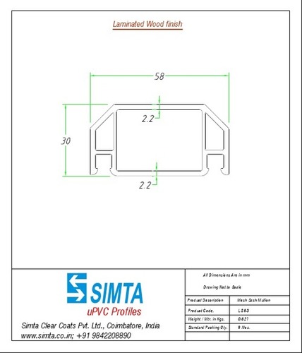 Mesh Sash Mullion Ls at Best Price in Coimbatore | Simta Clear Coats ...