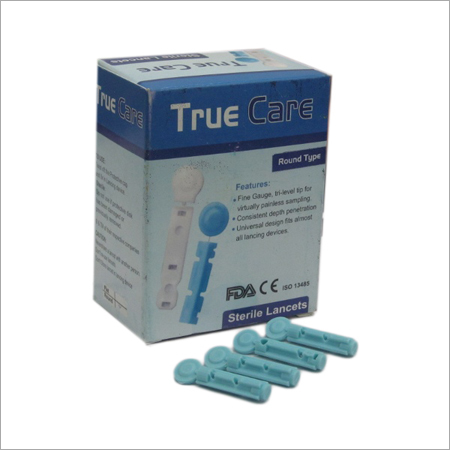 Blue Sterile Round Lancets at Best Price in Delhi | True Healthcare