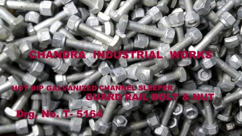 Galvanized Or Plating Guard Rail Bolt And Nut For Channel Sleeper at ...