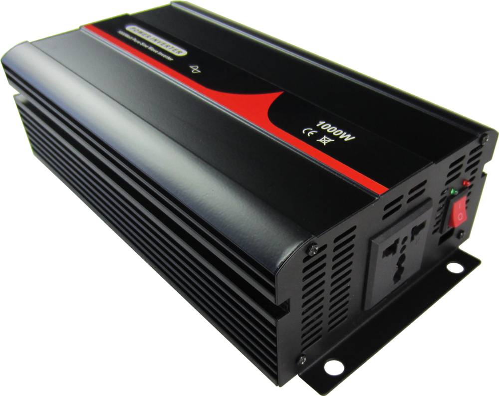 Pure Sine Wave Power Inverter - Aluminum Alloy, 20x15x10 Cm, 1000w ...