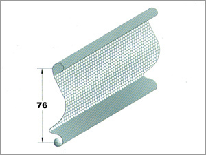 Aluminum Rolling Shutter Curved Perforated Slats at Best Price in New ...
