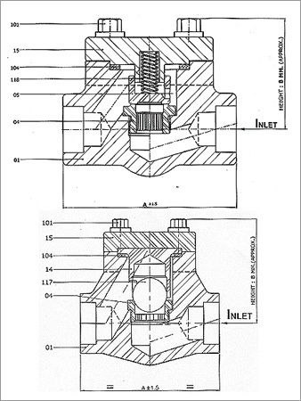 Forged Steel Check Valve at Best Price in Howrah | Associated Toolings ...
