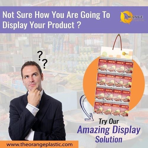 Fmcg Product Display Hanger at Best Price in Noida | Orange Plastic
