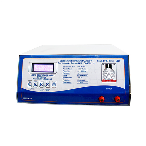 Solid State Shortwave Diathermy at Best Price in New Delhi | Medi Plus ...