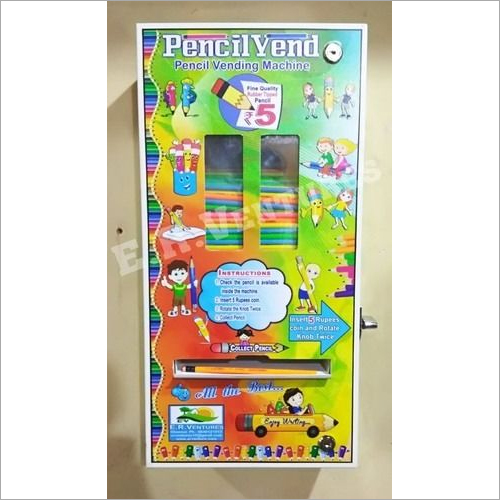 Pencil Vending Machine For Schools And Colleges Power Source: Electric ...