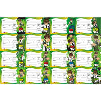 Ben 10 Kids Notebook Sticker at Best Price in Delhi | Garg Business ...