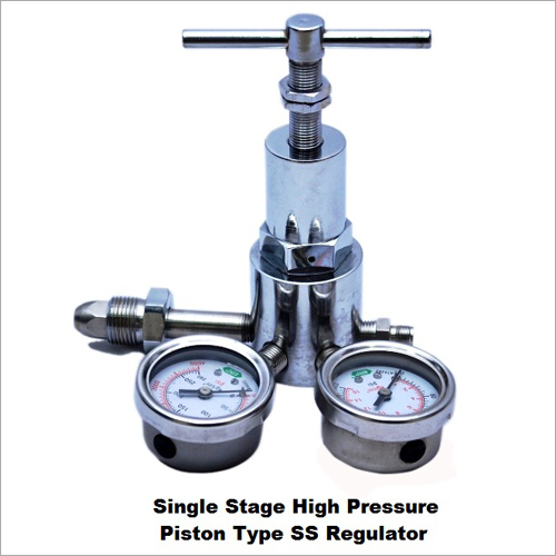 Single Stage High Pressure Piston Type Ss Regulator at Best Price in ...