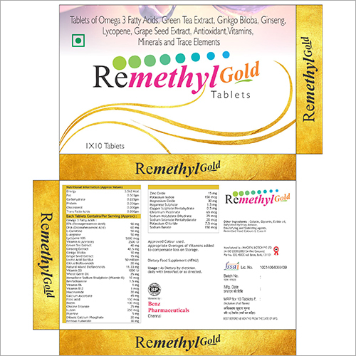 Remethyl Gold Tablets at Best Price in Chennai, Tamil Nadu | R B ...