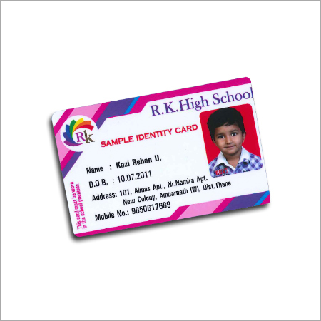 Student Id Card at Best Price in Mumbai, Maharashtra | Nivara Graphic