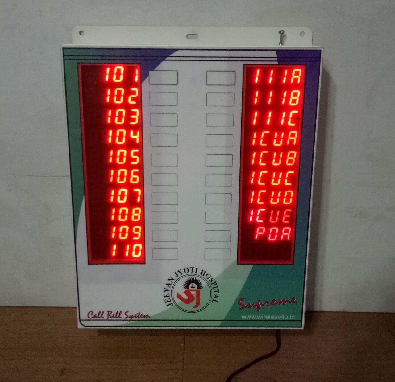 Wireless Nurse Call Bell System 3 And 4 Digit 20 Bed at 2000.00 INR in ...