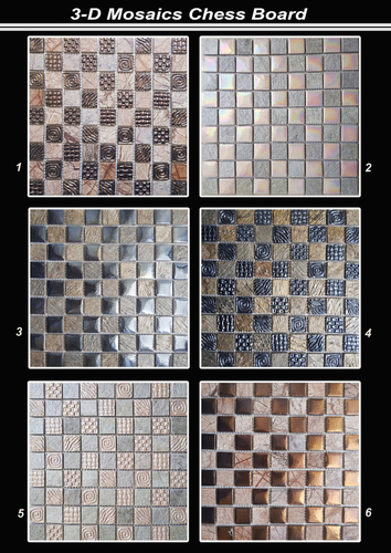 3d Chess Board Pattern Mosaic Tiles at Best Price in Noida | World Of ...