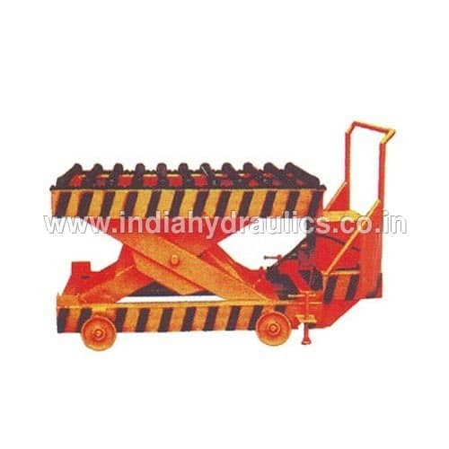 Roller Top Scissor Lift at Best Price in Faridabad | India Hydraulics ...