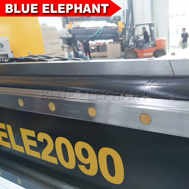 Vacuum Cleaning System 2090 3 Axis Cnc Router Machine With 13.5kw Hsd ...