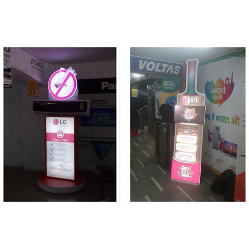 Backlit Self Standing Standee at Best Price in Noida | Jmd Marketing