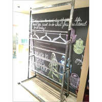 Fixed Curtain Display Stand at Best Price in New Delhi | Aman Industries