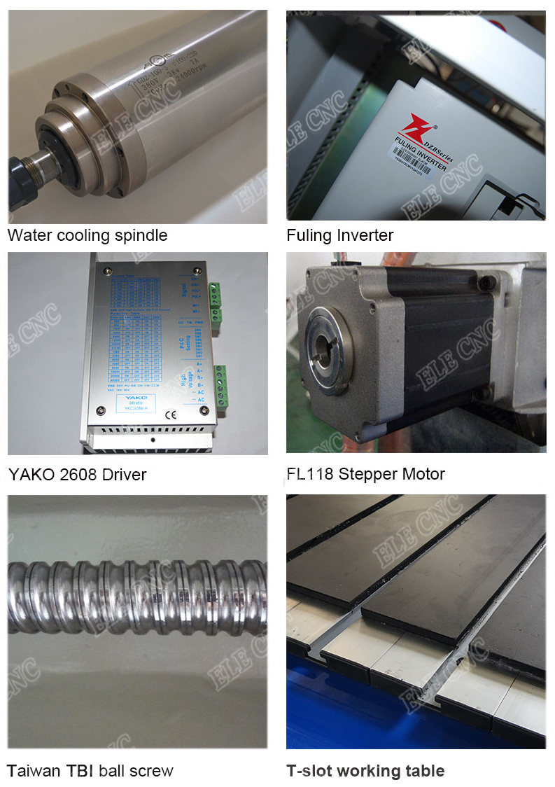 Cnc Router - 2000mm X 3000mm X 200mm Metal, 3kw Water Cooling Spindle ...