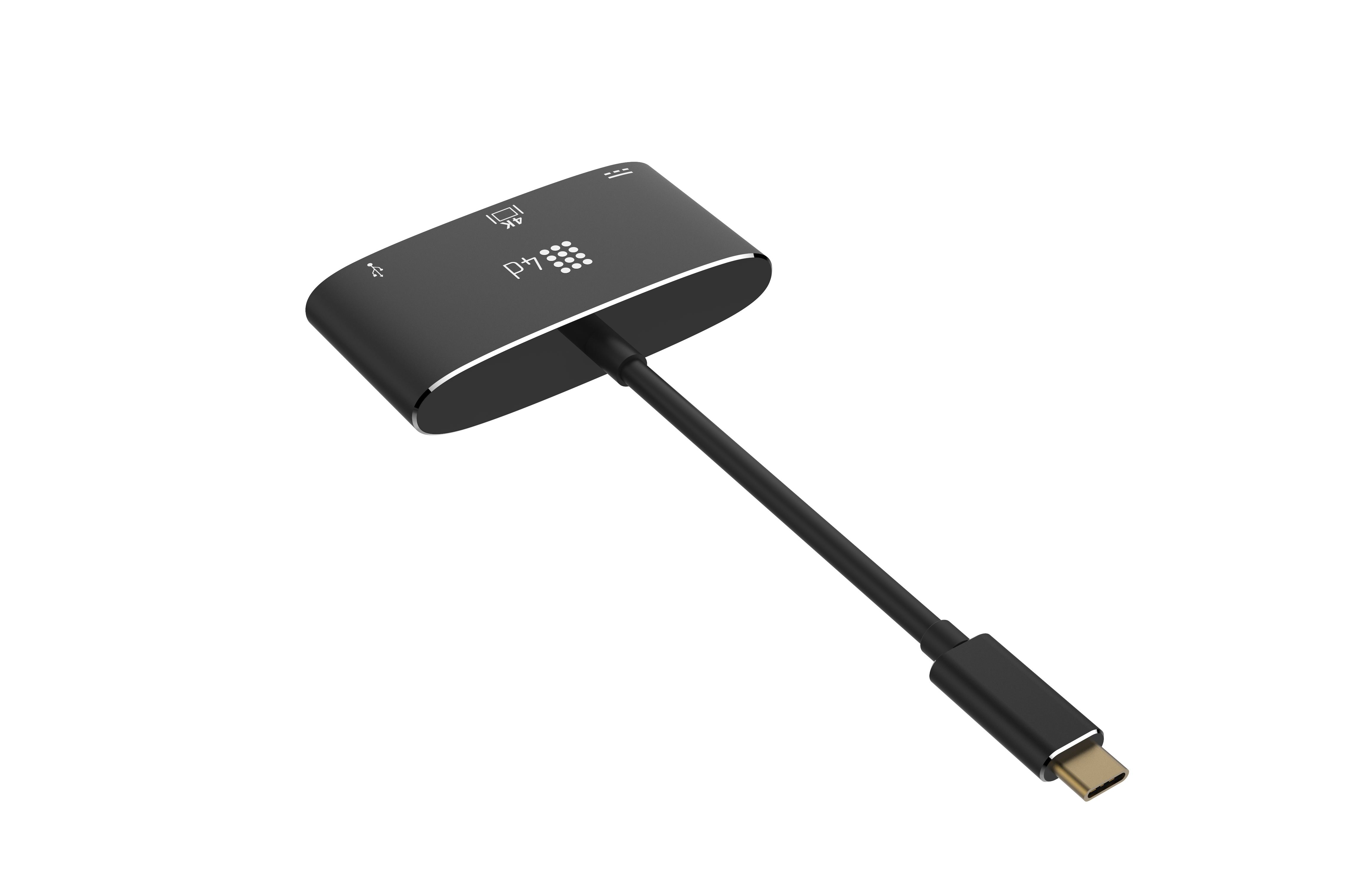 486 4d 3-in-1 Usb 3.1 Type C To Hdmi/usb 3.0/type C Female Charger ...