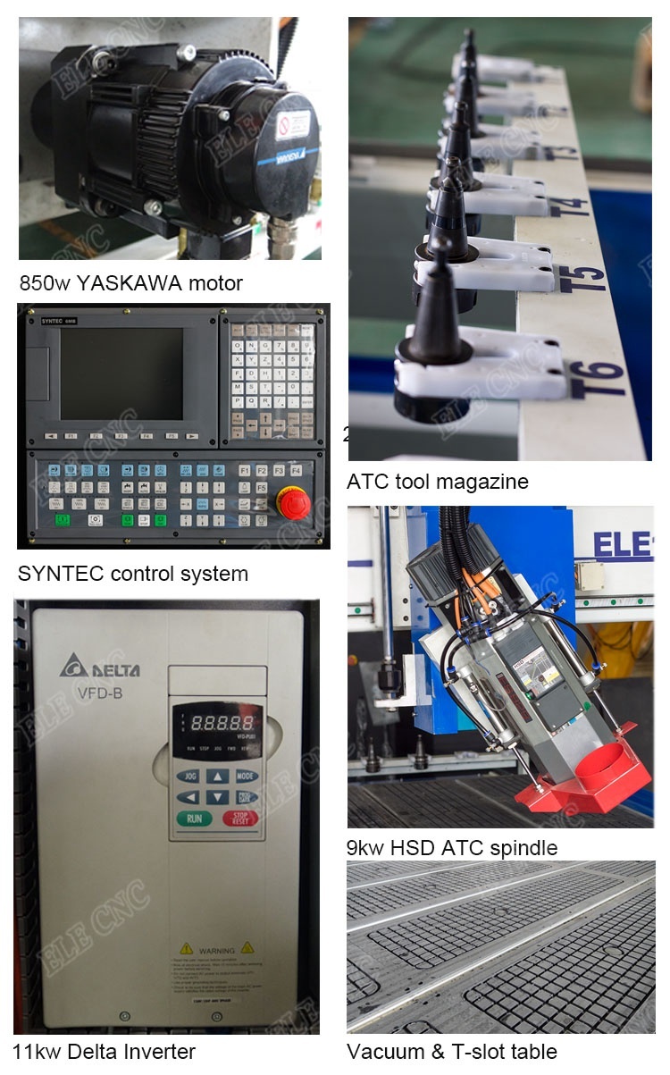 Vacuum Cleaning System Blue Elephant 1330 Atc Cnc Router Machine, 4 ...