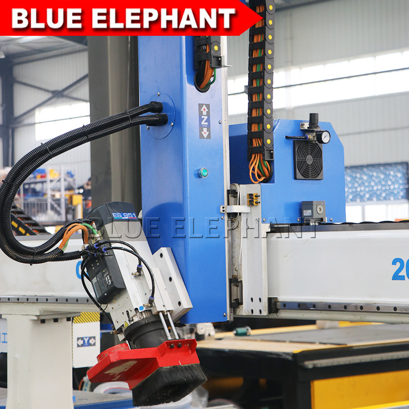 Vacuum Cleaning System Blue Elephant 2040 4 Axis Cnc Router Machine ...