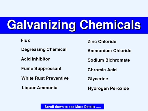 Galvanizing Chemicals at Best Price in Hyderabad, Telangana | Prime ...