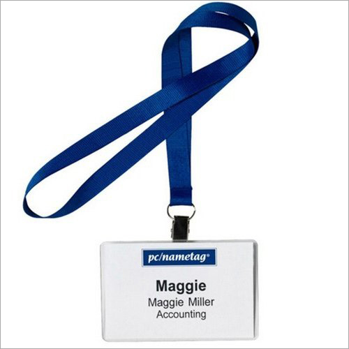 Blue Plain Card Lanyard at Best Price in Pune | Magic Creations