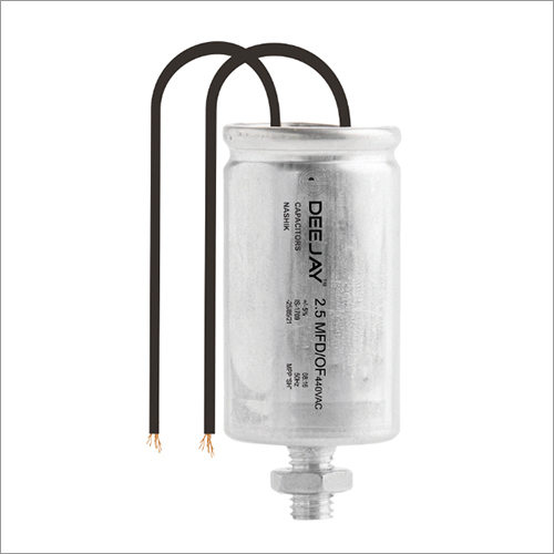 Fan Capacitor (aluminium Stud) With Wire Dry Type Capacitance: 1. 5 To ...