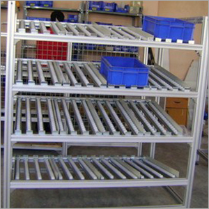 Aluminium Profile Fifo Rack - Grey Rectangular Design | High Strength ...