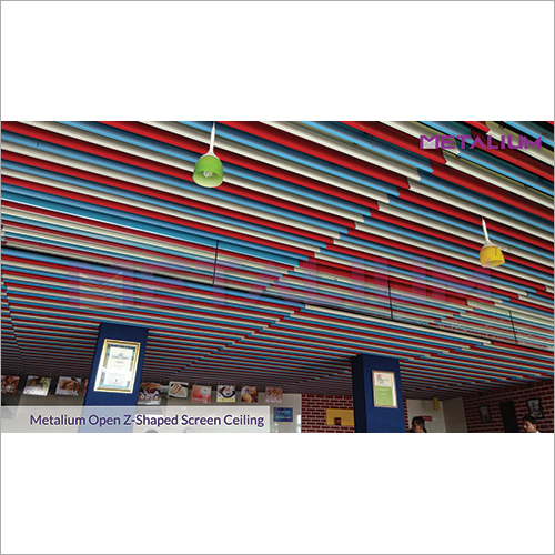 Z Shaped Screen Ceiling System at Best Price in Ahmedabad | Metalium ...
