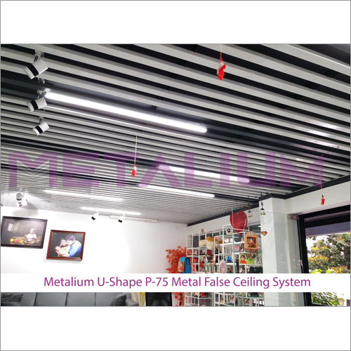 Metalium U-shape P-75 Metal False Ceiling System at Best Price in ...