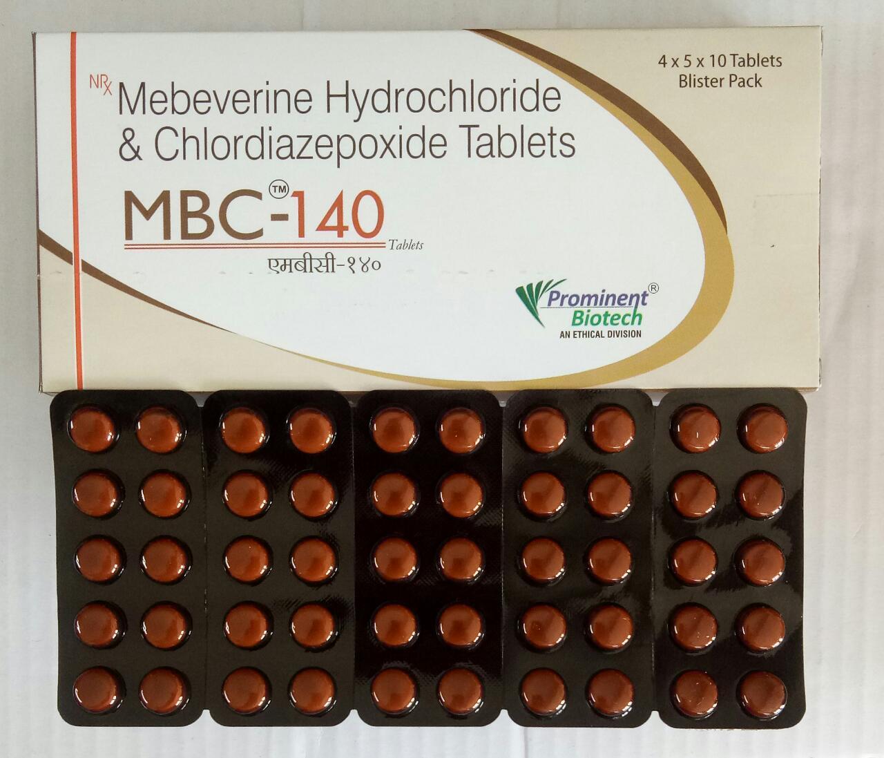 Mebeverine 135 Mg & Chlordiazepoxide 5 Mg Recommended For: Ibs at Best ...