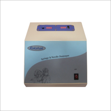 Needle / Syringe Destroyer Motorized at Best Price in Gurugram | Spanco ...