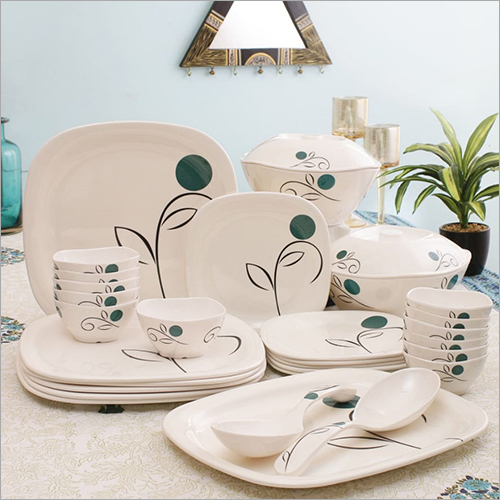 White Melamine Dinner Set at Best Price in New Delhi | Maya Enterprises