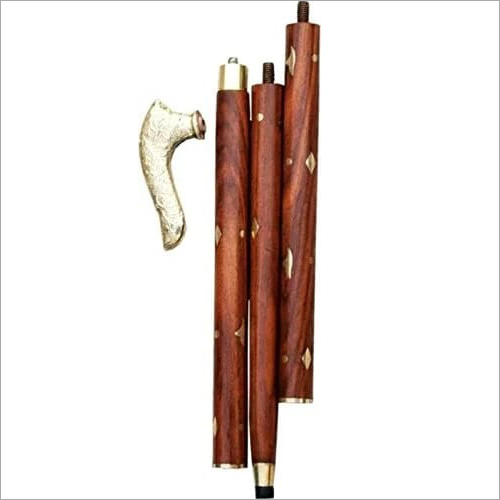 Brown Wooden Foldable Stick at Best Price in Gorakhpur | Mannpriye ...