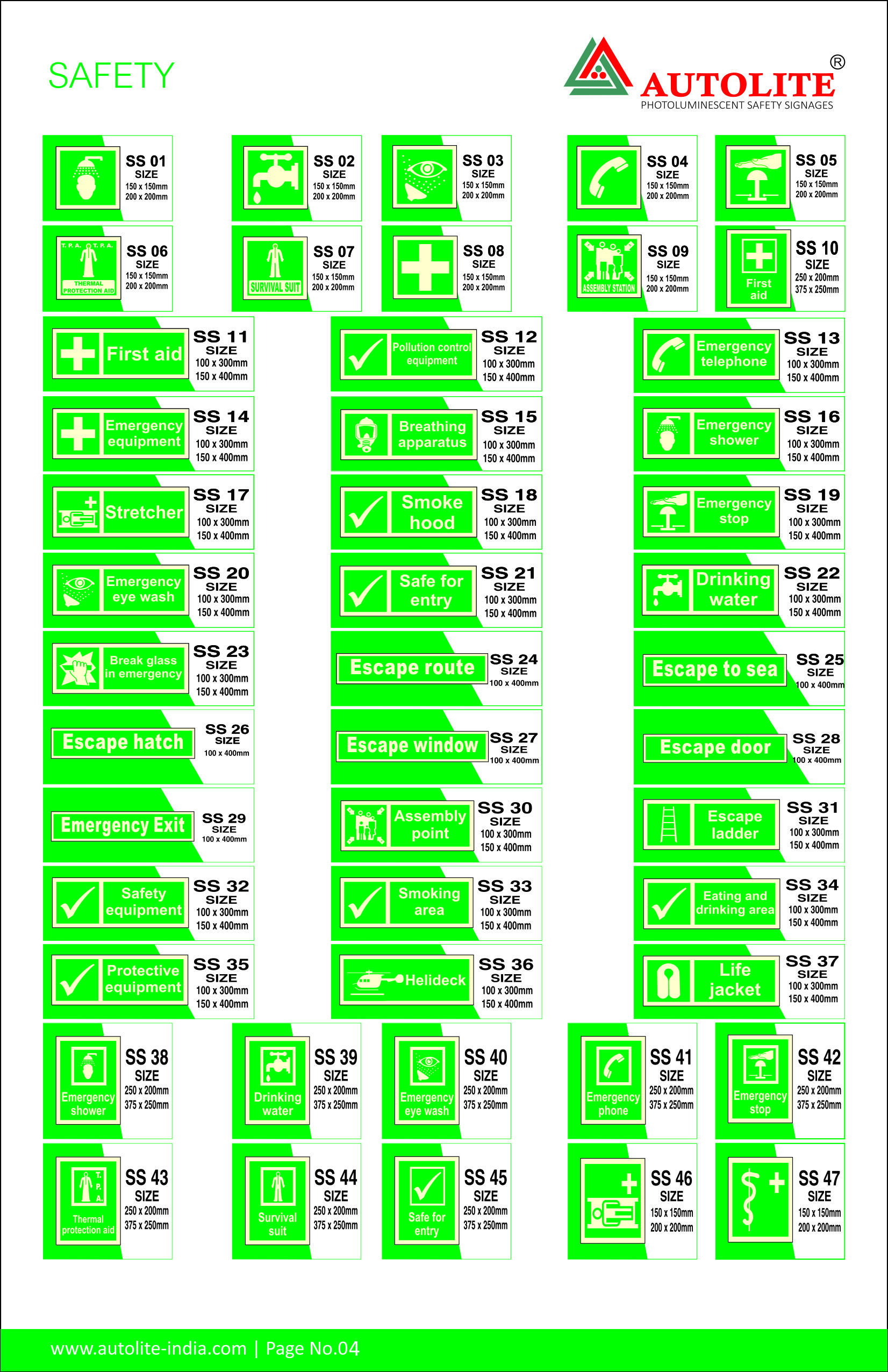 Safety Signages Application: Indoor & Outdoor at Best Price in Vasai ...