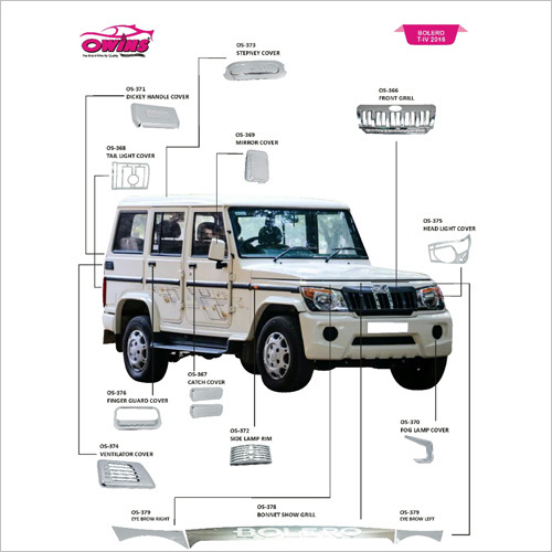 Mahindra bolero accessories price list store