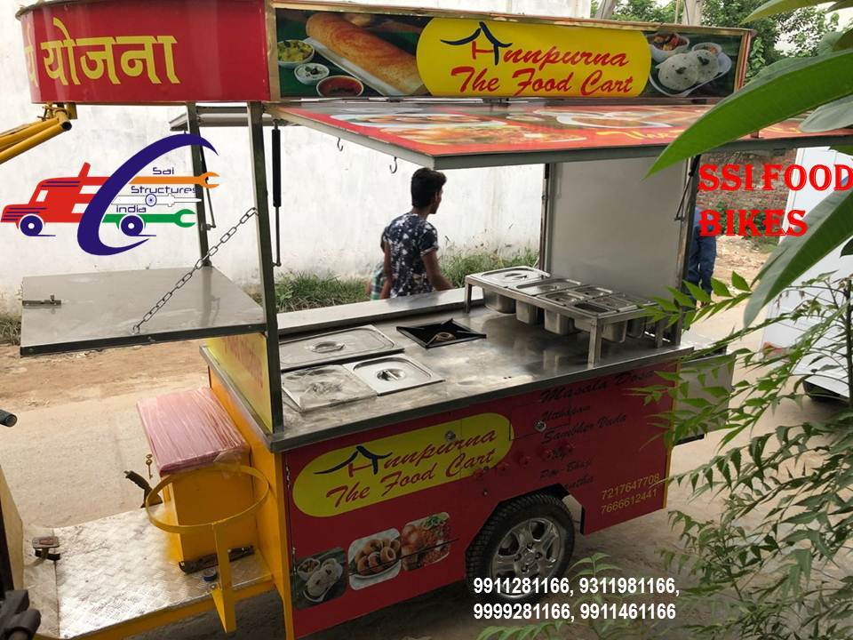 South Indian Food Cart - Stainless Steel 5x3 Size, Sliding Dosa Plate ...