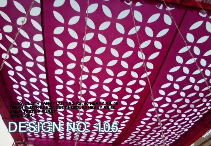 Laser Cutting Samiyana at 1650.00 INR in Surat, Gujarat | Amar Textile
