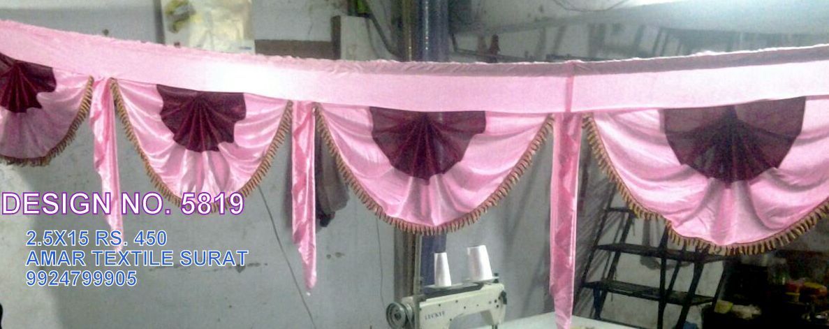 Wedding Stage Jalar Decoration at 525.00 INR in Surat | Amar Textile
