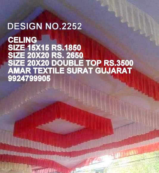 Mandap Samiyana Designs - Micro Fabric, 15x15 Foot | Bleached ...