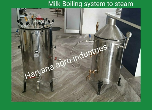 Milk Boiling System To System - Stainless Steel | Efficiently Designed ...