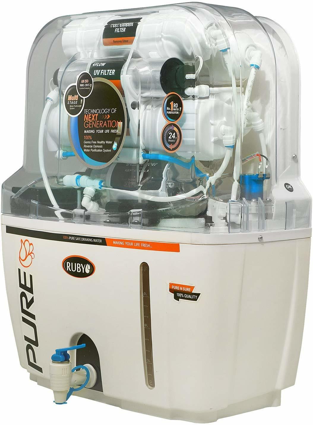 Ruby Water Purifier Economical Ro+ Uv+tds Controller 6 Stage ...