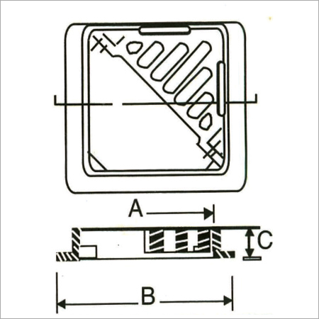 Double Triangular Grating Manhole Cover at Best Price in Raipur ...