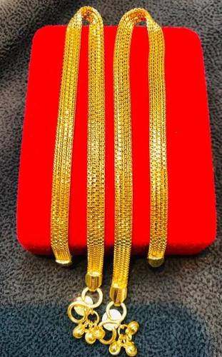Gold Simple Look Payal at Best Price in Ahmedabad Al Haq Jewellers