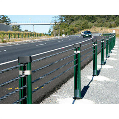 Wire Rope Safety Barrier at Best Price in Meerut | Vr Infra Industries
